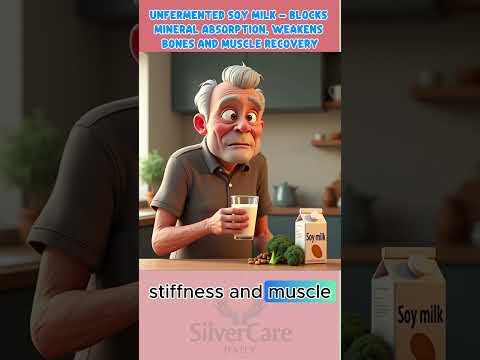 Soy Milk Sabotages Bones & Muscles After 60! 🍶 | #shorts #seniorhealth