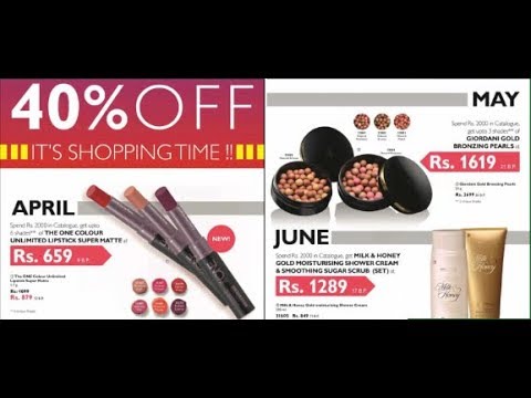 Oriflame Complete Catalogue April May June 2018