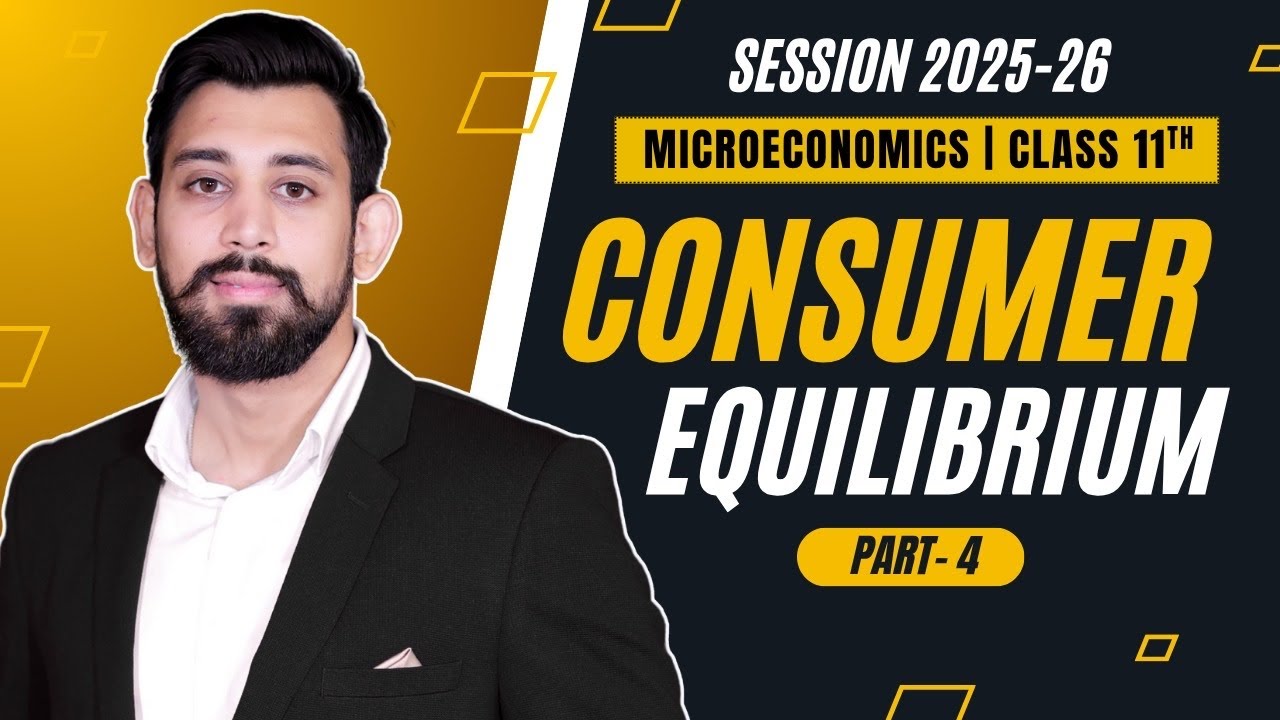 Consumer’s Equilibrium | Chapter 2 | Micro economics | Part 4