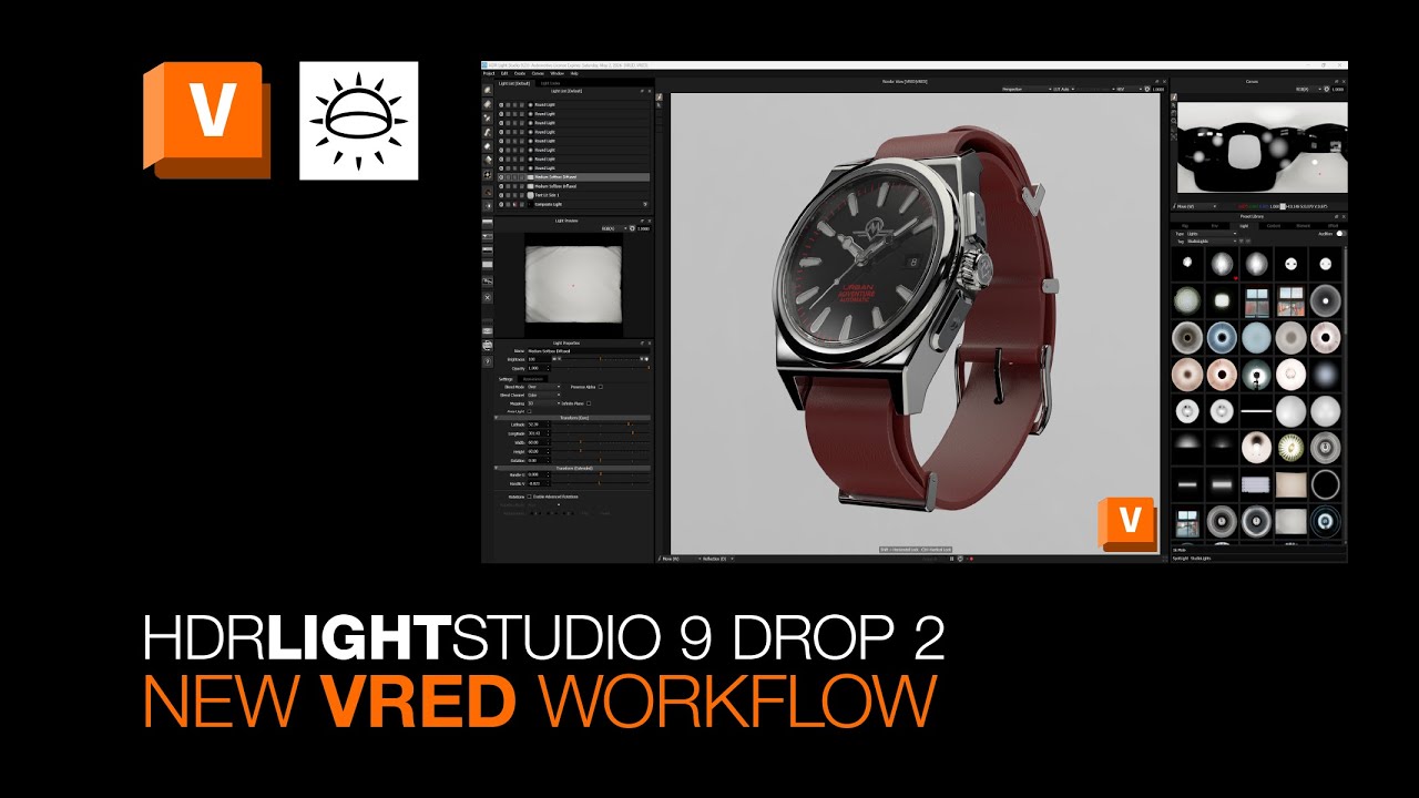New Workflow for VRED  | HDR Light Studio 9 Drop 2 Tutorial