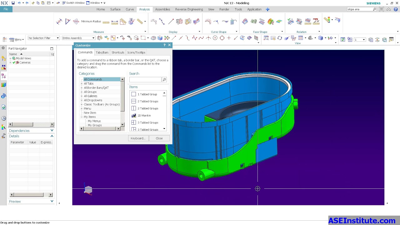 Siemens NX 12: Command Finder