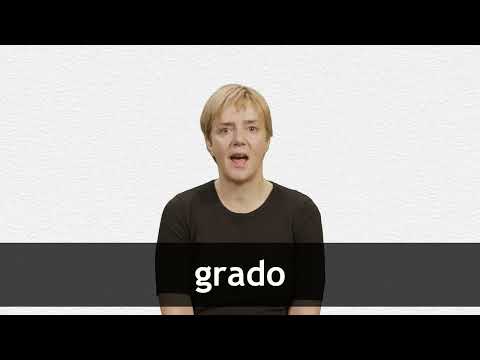 Traducción en inglés de “GRADO” | Collins Diccionario español-inglés