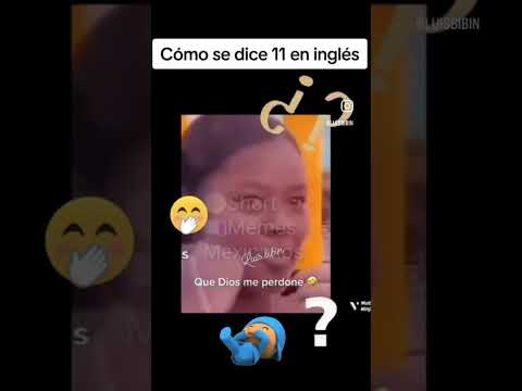 HOW DO YOU SAY 11 in English? 🤣🤣 #dominicana #shorts #funny
