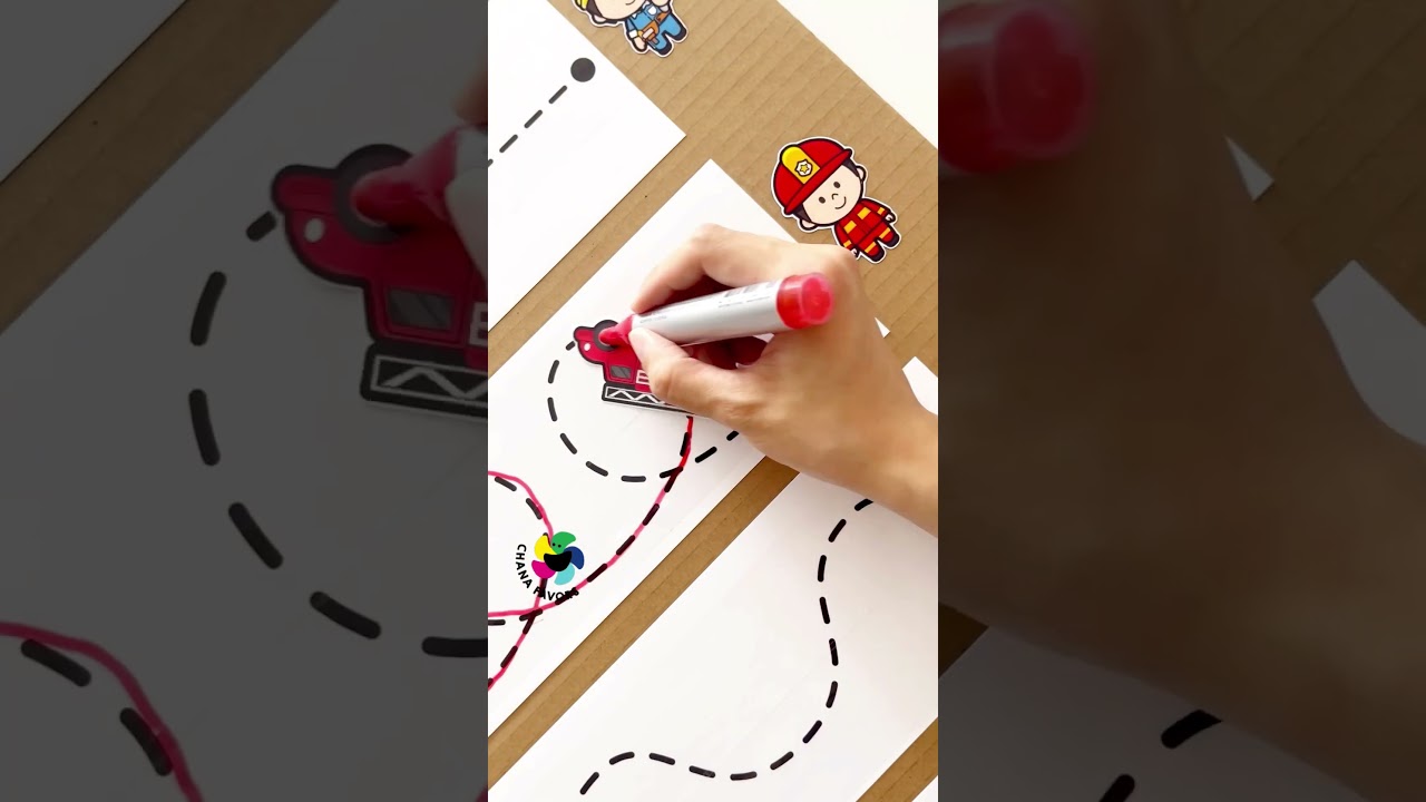 Kids Activity 🧩 | Find the Way to Work#printables #chanafavors #kidsactivities #learningthroughplay
