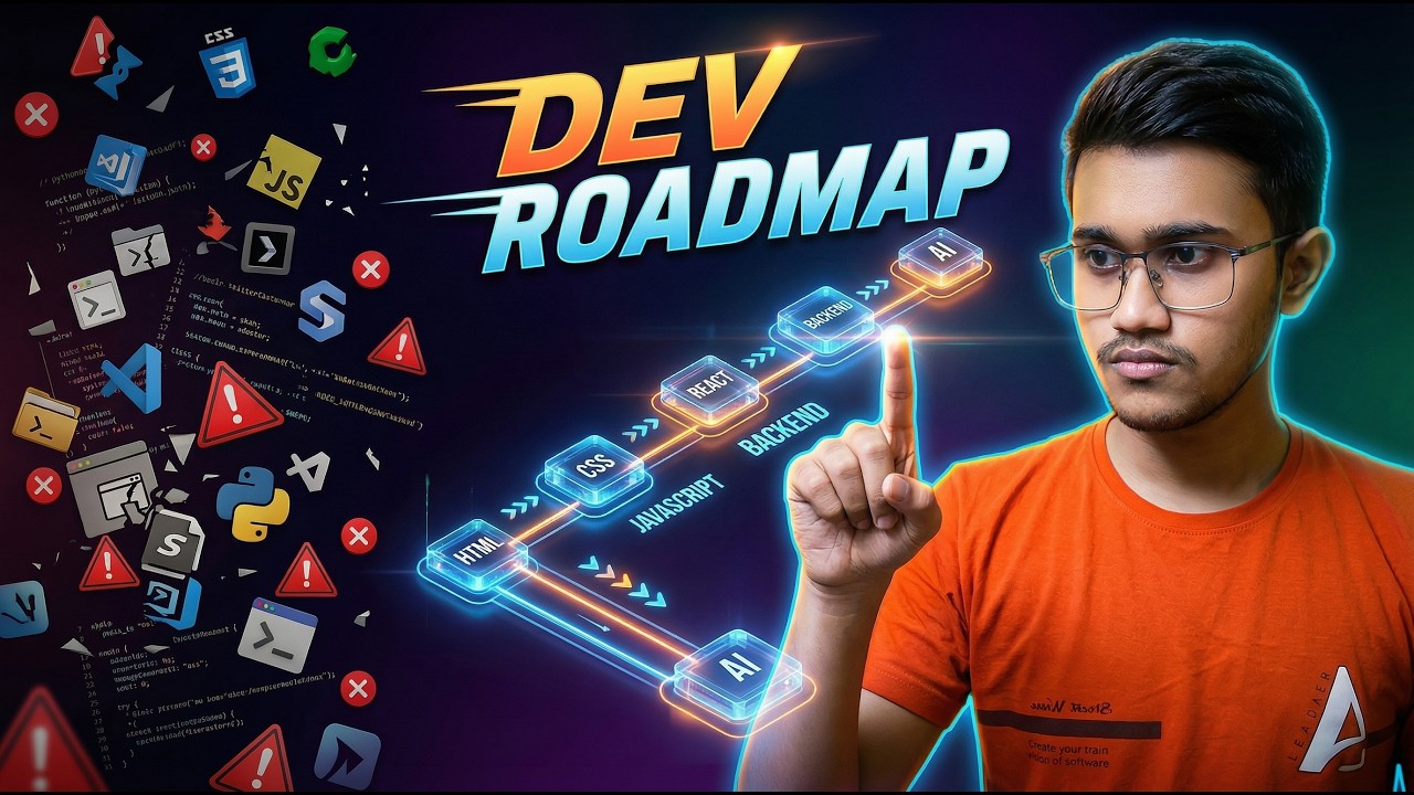 Complete Full Stack Web Developer Roadmap with AI (2026)