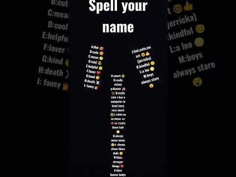 my name is "Kylee" how do you spell your name 📛