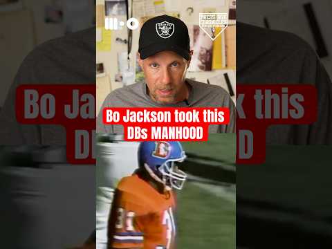 Bo Jackson took this DBs manhood in one of his first NFL games #bojackson #nfl #football #mlb