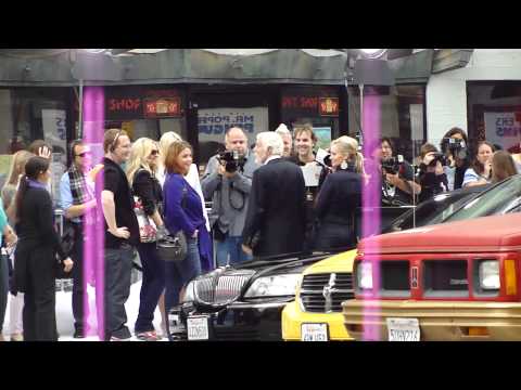 Dick Van Dyke arriving to the Mr. Poppers penguins world movie premiere.mp4