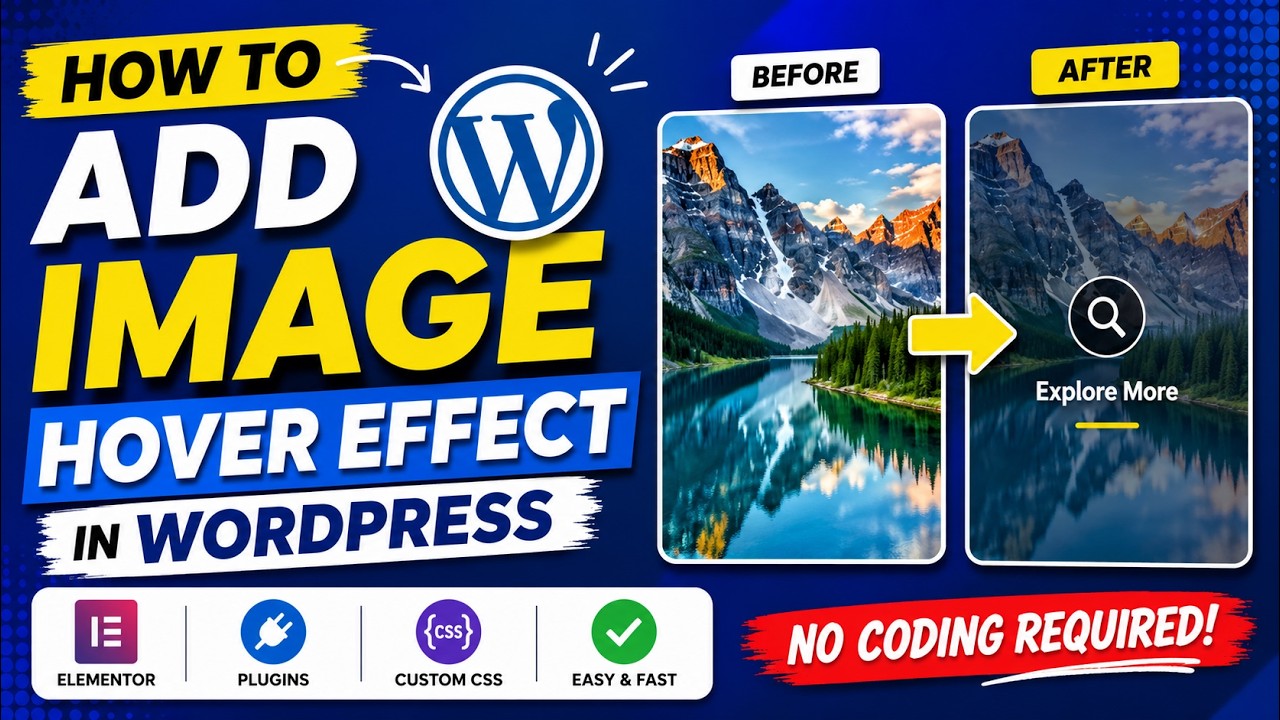 Add Hover Animation on Images in WordPress Without Coding