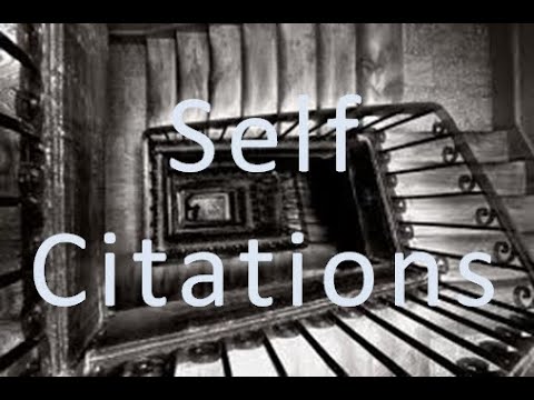 Find self citations in google scholar By Aws Alkhazraji