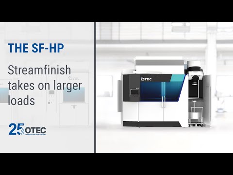 The SF-HP - OTEC’s reliable stream finishing takes on larger loads up to 900mm!