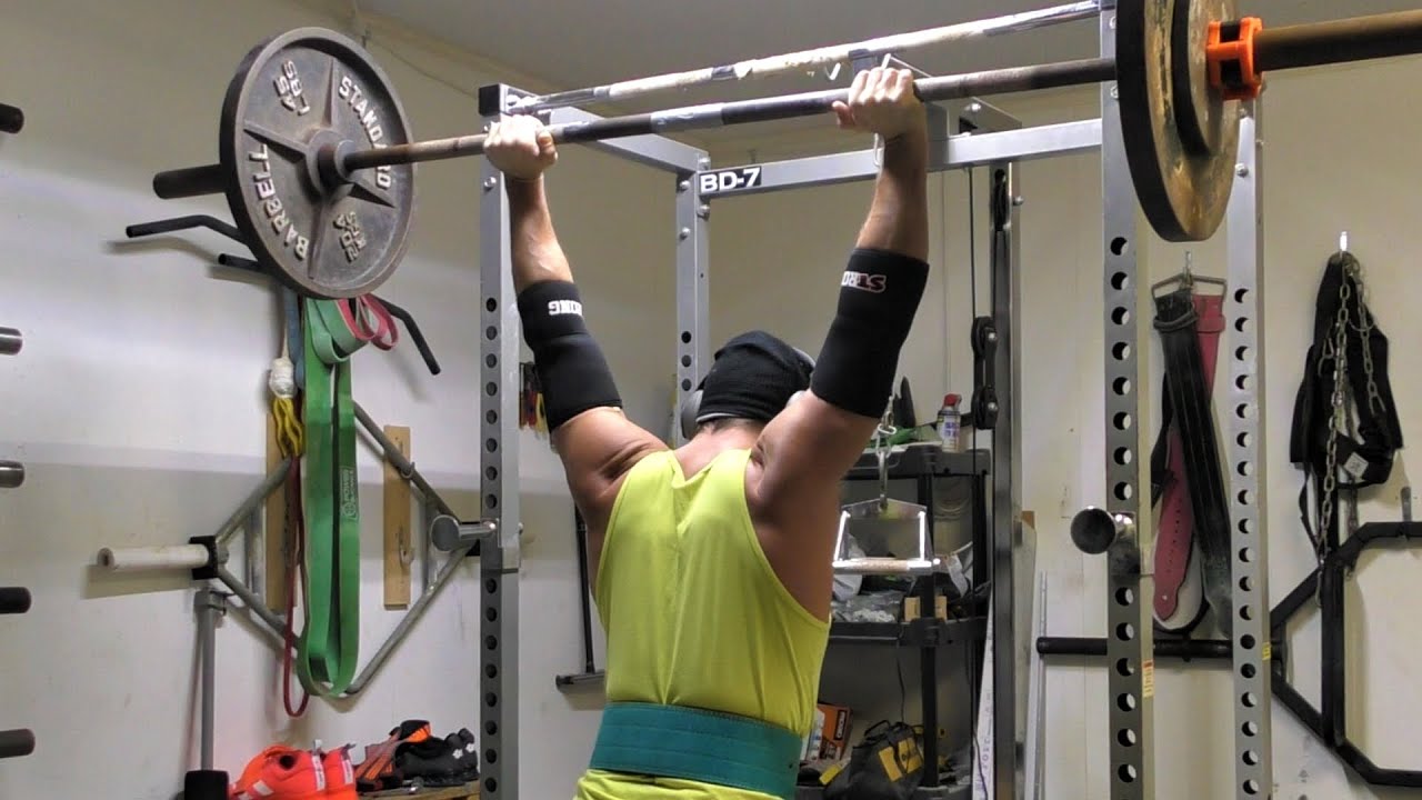 155lbs x 9 Overhead Press!