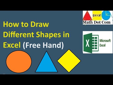 How to Draw in Excel (Free hand drawing) | Math Dot Com