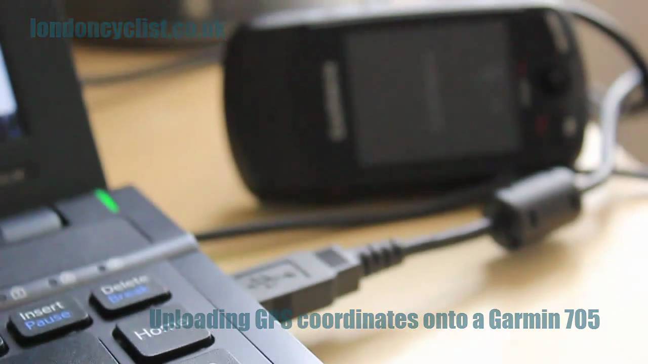 Upload GPS files onto Garmin