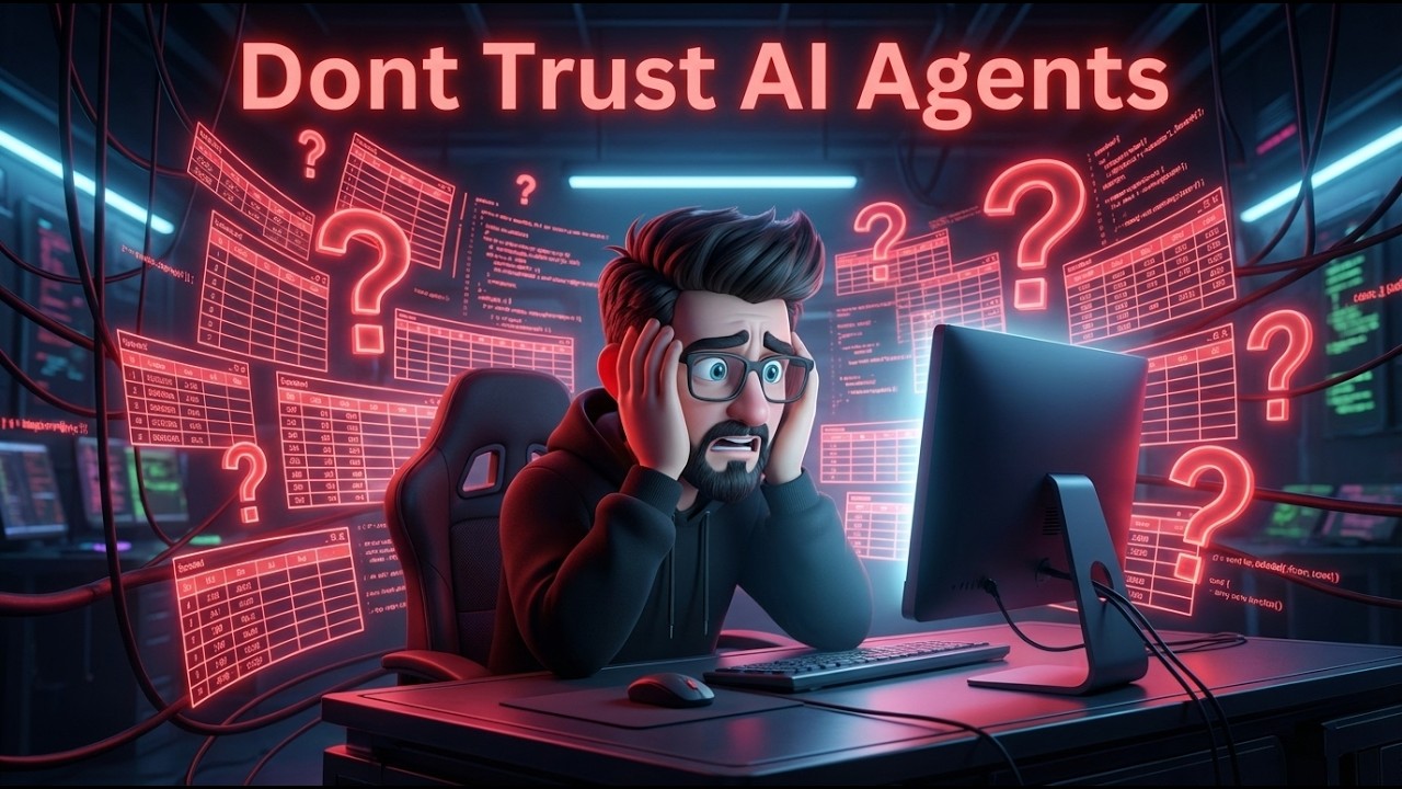 Why You Can't Trust AI Agents (Yet)