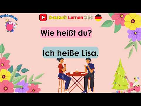 Deutsch lernen A1 | 60 Neue Fragen und Antworten auf Deutsch – Perfekt A1
