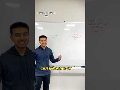For loop vs While loop - GCSE / A Level Computer Science #computerscience #gcse #alevel