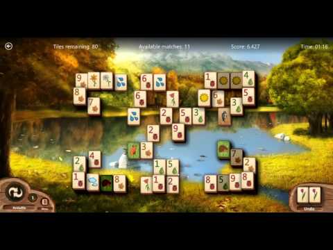 Playing Mahjong - Last hard level named Mark the Spot