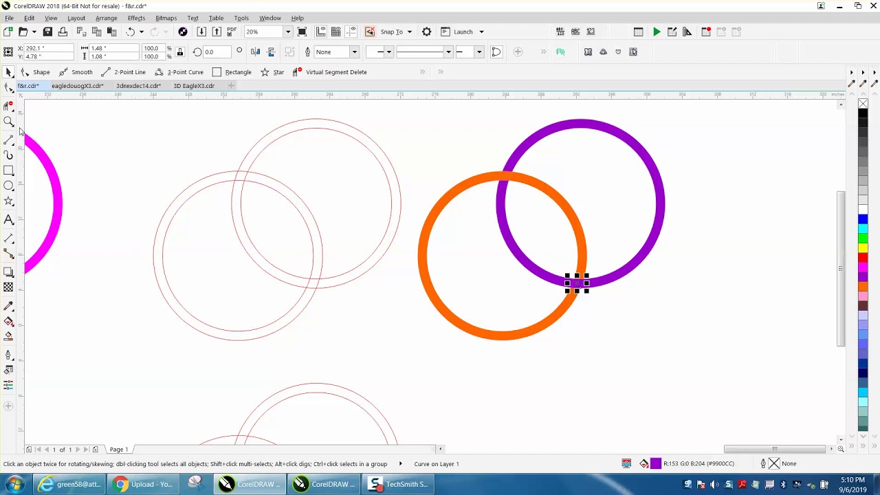 Corel Draw Tips & Tricks Interlocking Rings Part 3