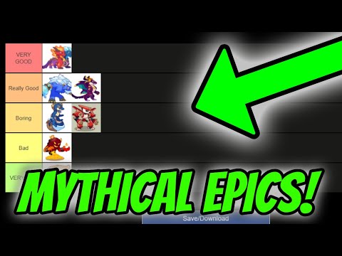 Prodigy, Tier List Of All The NEW Mythical Epics!!!
