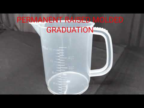 Measuring jug 500ml Plastic euro design For Measuring Liquid/तरल पदार्थ को मापने के लिए 1000 मिली जग