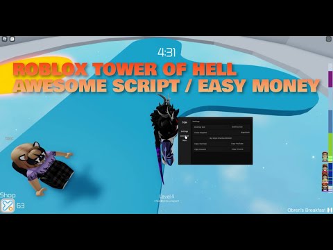 ROBLOX TOWER OF HELL SCRIPT - FLY, NOCLIP, INSTA WIN, WS, JP & MUCH MORE!
