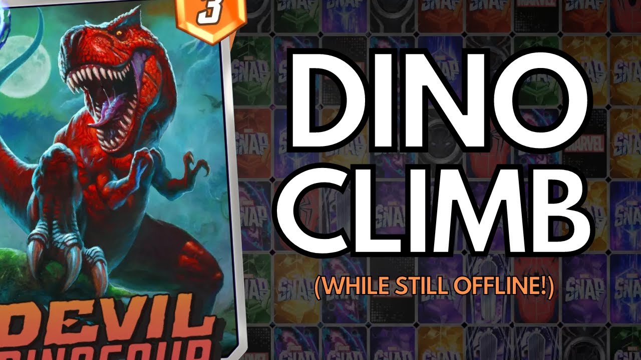 Devil Dino Takes Us To Rank 96! - Marvel SNAP Climb To Infinite Rank (While I Have No Internet)