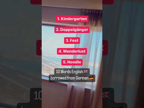 10 Words English Borrowed From German