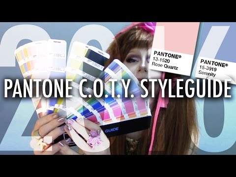 PANTONE C.O.T.Y. 2016 STYLEGUIDE – Rose Quartz + Serenity