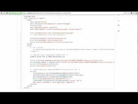 An introduction to HTML5 Boilerplate v5.0