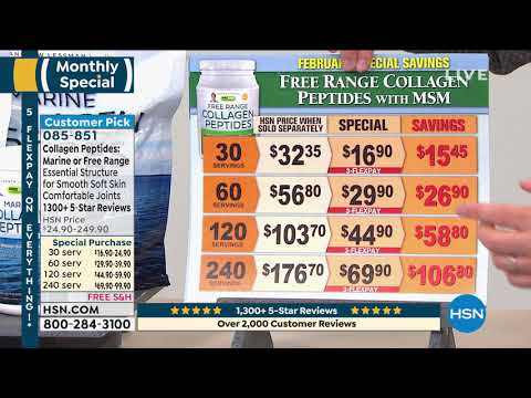 Marine Collagen Peptides with MSM 30 Servings