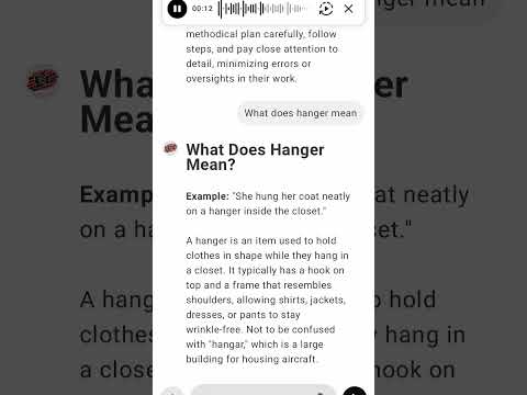 What Does Hanger Mean?