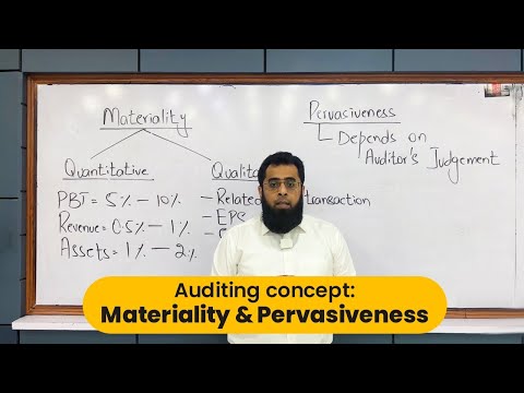 Materiality and Pervasiveness: Important concept in Auditing
