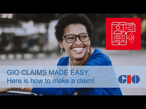GIO claims made easy. Here is how to make a claim!