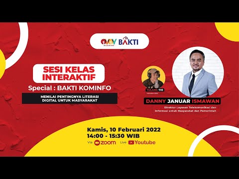 🔴 LIVE - MENILAI PENTINGNYA LITERASI DIGITAL UNTUK MASYARAKAT | OVOY X BAKTI KOMINFO