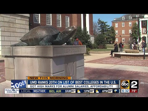 University of Maryland named 20th best college in the nation
