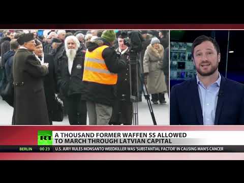 Real Nazis 'Veterans' March In Latvia