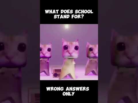 What does School stand for? Wrong answers only