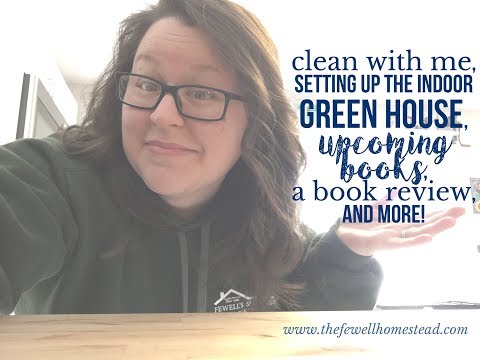 VLOG | Cleaning, Upcoming Books, a Book Review, Gardening, and More!