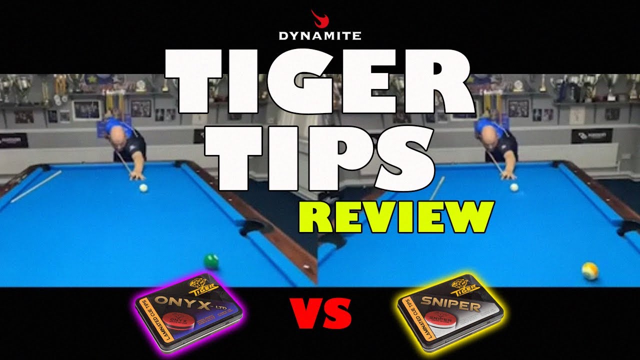 Tiger Tips - Product Review | (Onyx v Sniper) Worlds Best Billiard Tips? !!