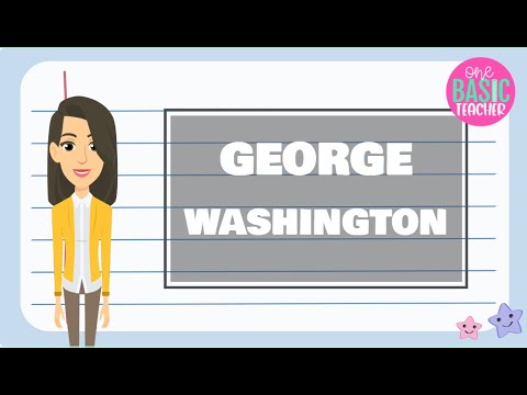 George Washington For Kindergarten First Grade Virginia Standards