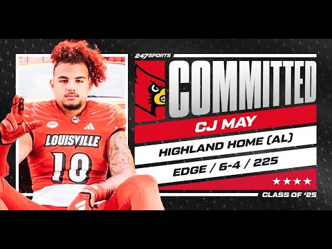 WATCH: 4-star EDGE CJ May commits to Louisville LIVE on 247Sports