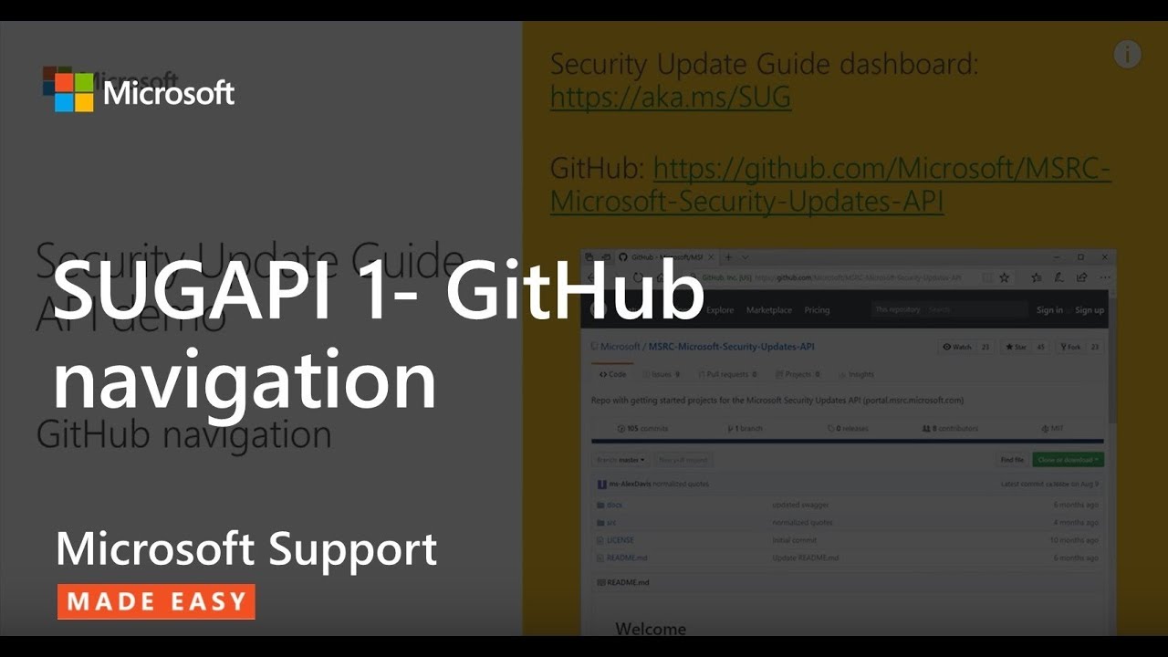 SUGAPI 1-GitHub navigation - Microsoft Support: Help!