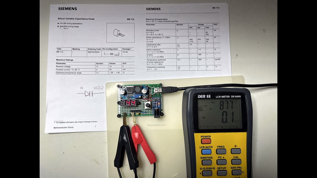 Varicap or Varactor? Simple Tester for the almost forgotten discrete Capacitance Diodes