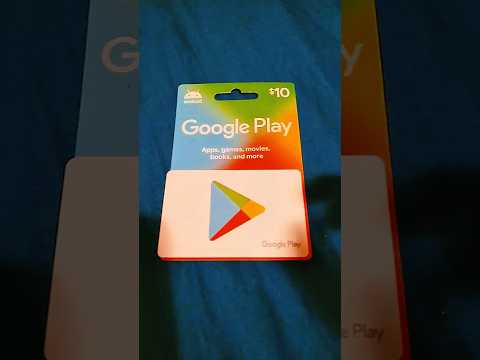 get your Gift Card Google play redeem code unboxing #shorts #giftcards #googleplay #usa