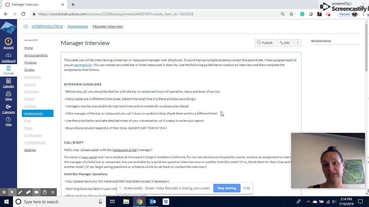 Chapter 4 Assignment Overview