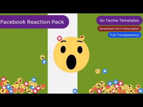 Facebook Emoji Reaction Pack HD Green Screen Emoji - Transparent Emoji Animation - Download Link