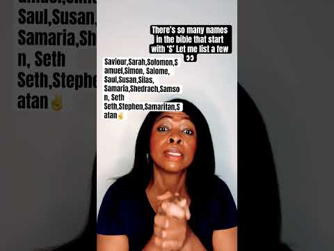 Names in the bible that start with S ..#shorts #viral #foryou
