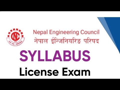 Overview of Nepal Engineering council license syllabus of Civil Engineeering .Engineering_license 🙏