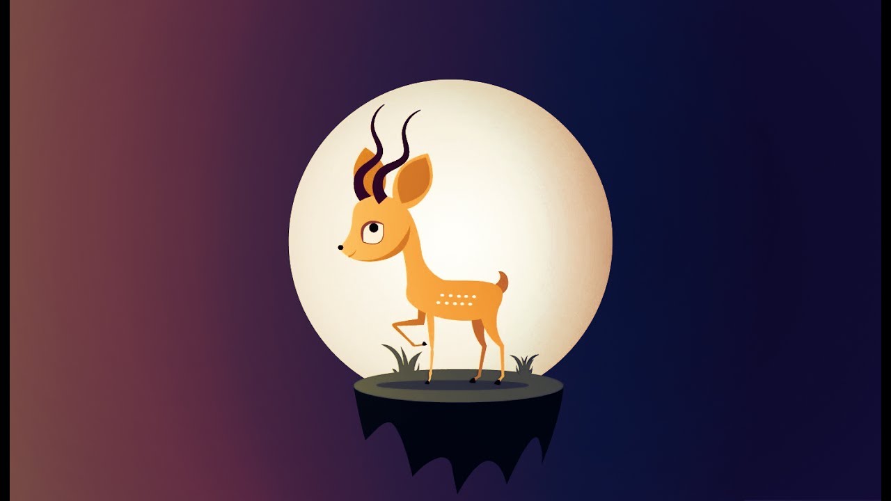 Adobe Illustrator Tutorial | How To Create  Deer Vector illustration-By Manu